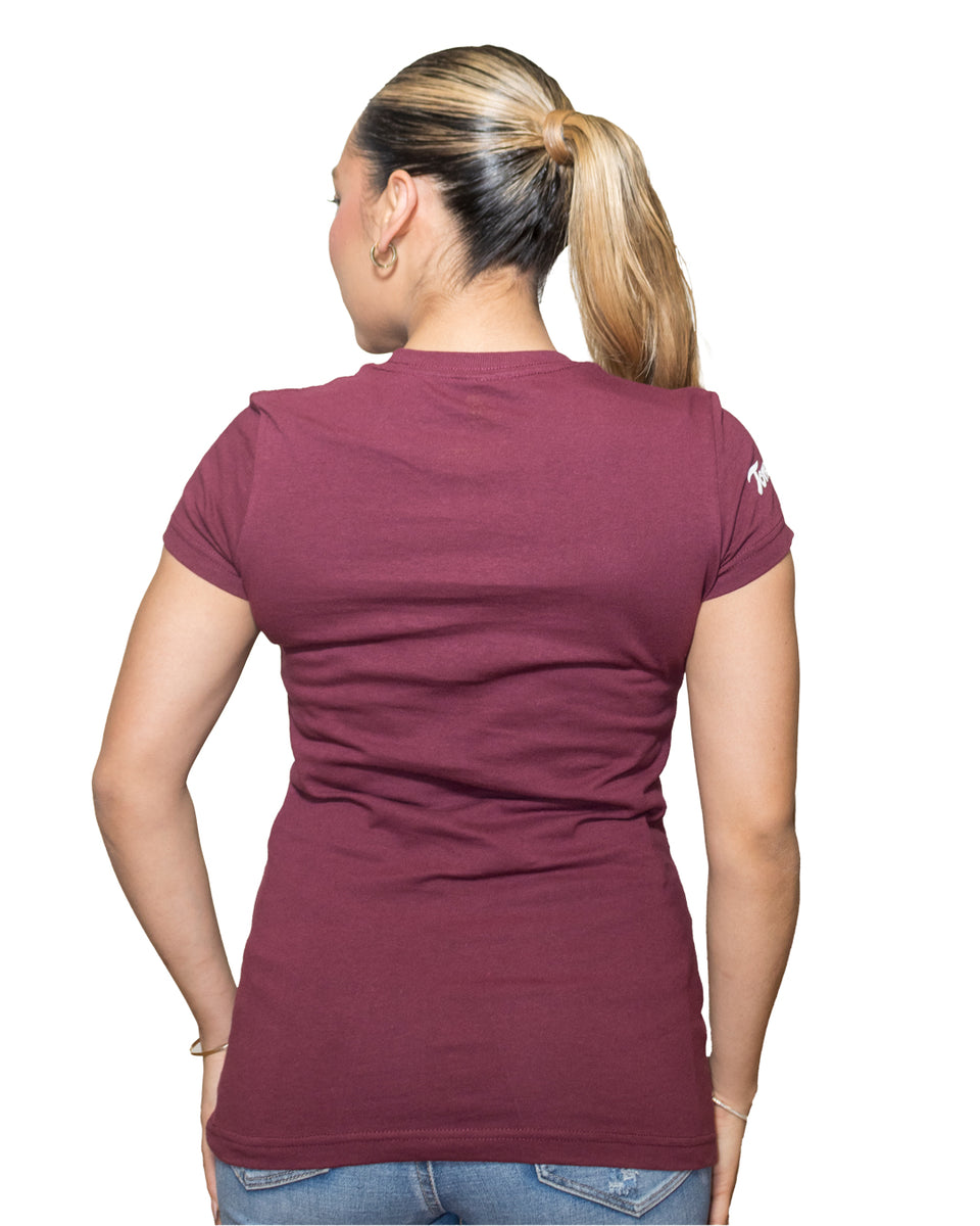 Playera Guinda CLN Gold TOM 24 Dama – BeisShop Tomateros