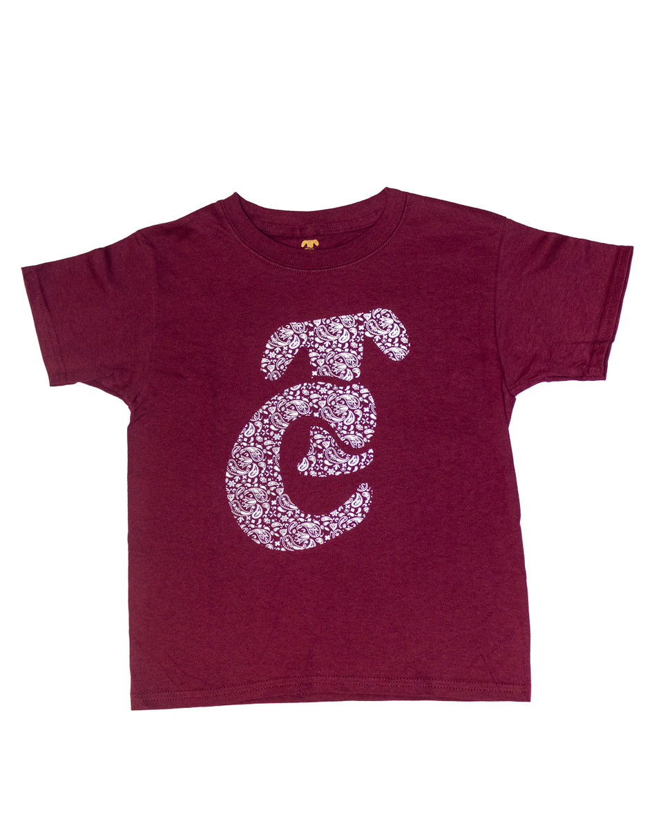 Playera Guinda TC Paisley – BeisShop Tomateros